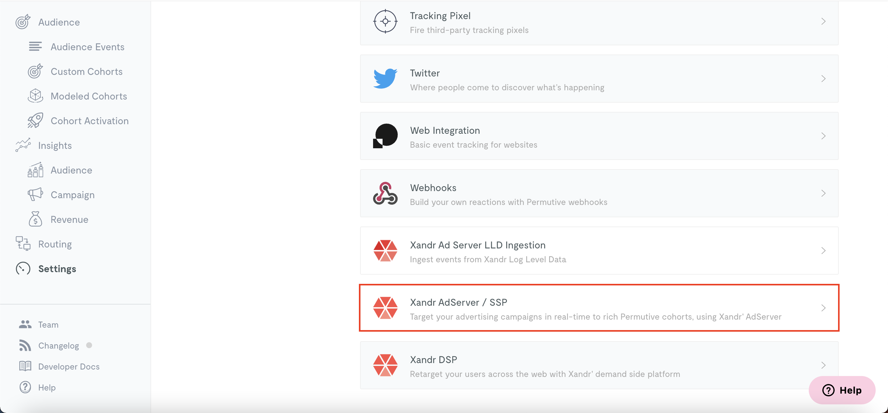 Xandr AdServer Integration – Permutive